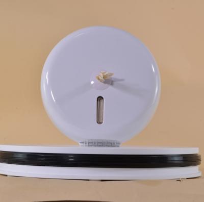 China ABS Wall Mounted Center Pull Paper Towel Dispenser 25.5cm with Lock and Observation Window for sale