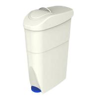 China ABS 20L Step-On Sanitary Napkin Disposal Bin 36x17.5x53.5cm for sale