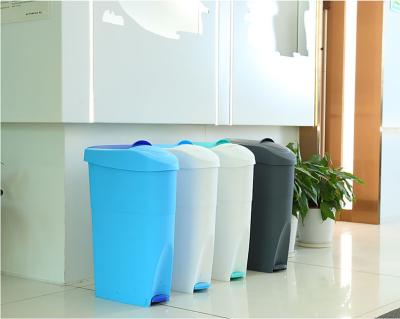 China 20L ABS Pedal Sanitary Bin Feminine Hygiene Disposal Trash Can for Bathroom for sale