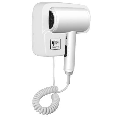 China Wall Mount 1200W Lightweight Hair Dryer 2 Speeds 3 Temperatures for Hotel Bathroom for sale