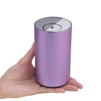 China Aluminum Car Scent Diffuser 10ml Portable Rechargeable Aroma Essential Oil Air Freshener for sale