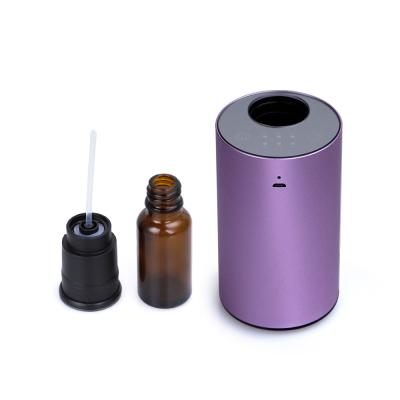 China 5W USB Rechargeable Car Scent Diffuser 10ml Aluminum Portable for sale