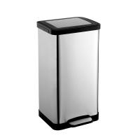 China Stainless Steel Pedal Sanitary Bin 12L 16L 20L for Car 4S Shop for sale