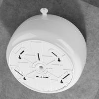 China ABS Lockable Center Pull Toilet Tissue Paper Dispenser 200mm Diameter 135mm Height for sale