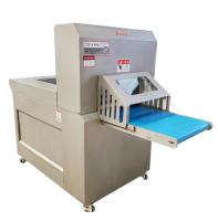 China 220V Frozen Meat Block Cutter With Conveyor For Automated Meat Portioning for sale