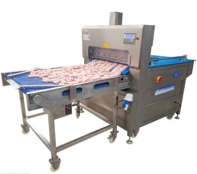 China Eight Roller Meat Slicing Machine For High Speed Frozen And Fresh Meat Processing for sale