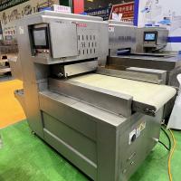 China Continuous Frozen Meat Cutter Machine For Frozen Meat Blocks Fast Speed for sale