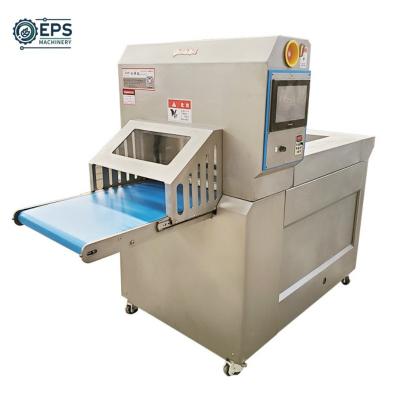 China Pusher Type Electric Frozen Meat Cutter Machine Meat Processing Equipment 7.5kw for sale