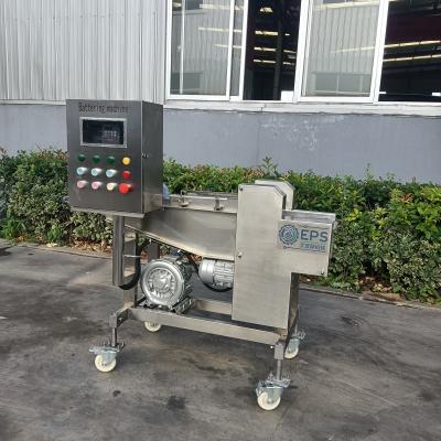 China SUS304 Fried Chicken Breading Machine Meat Coating Production Line 100kg/H for sale