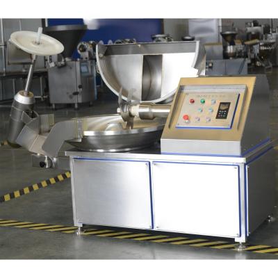 China Large Volumes Speed Adjustable Meat Bowl Chopper Cutter for Food Processing for sale