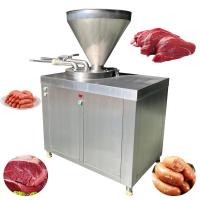 China Powerful Vertical Hydraulic Sausage Filler Machine For Meat Processing Plant Use for sale