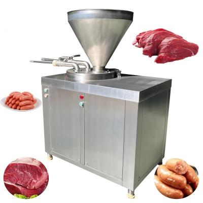 China Powerful Vertical Hydraulic Sausage Filler Machine For Meat Processing Plant Use for sale