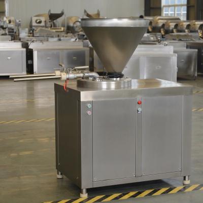 China Commercial Meat Processing Machine Horizontal Hydraulic Sausage Stuffer Filling Machinery Production Line for sale