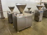 China Factory Sale Vertical Hydraulic Commercial Sausage Stuffer Filling Machine For Meat Processing for sale