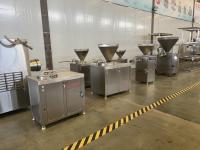 China Full-automatic Sausage Line Efficiency Sausage Stuffer Filling Make Machine with Easy to Operate for sale