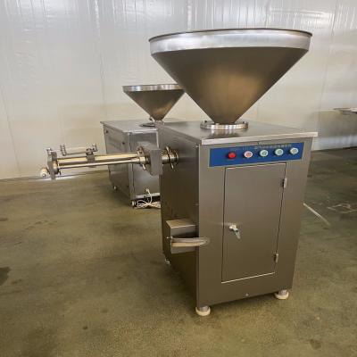 China 300 Kg/h Industrial Horizontal Hydraulic Sausage Filling Machine for sale