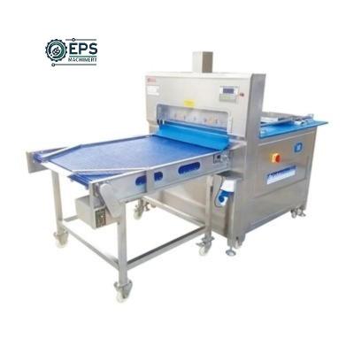 China Customized Fully Automatic Meat Slicer Beefsteak Pork Meat Cutting Machine 2.2KW for sale