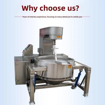 China Food Grade Stainless Steel Jacketed Kettle For Commercial Soup Cooking for sale