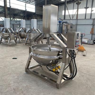 China Commercial Induction Cooking Kettle With Mixer And Tilting Design for sale
