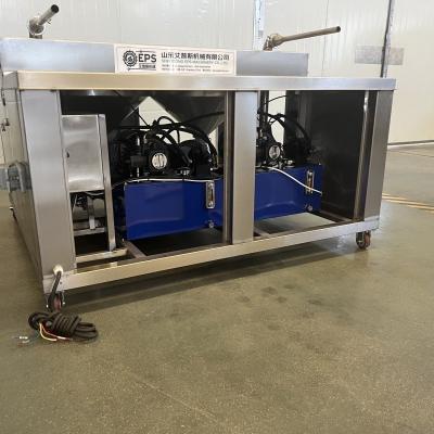 China Factory Supply Double Hopper 500-1200 Kg/H Commercial Horizontal Hydraulic Sausage Filling Machine for sale