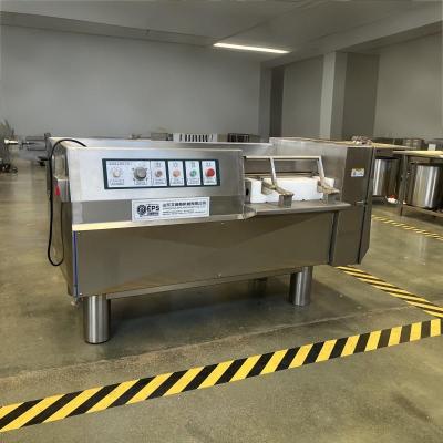 China 2.6 KW Automatic Frozen And Fresh  Meat Cutting Machine For Food Factories for sale