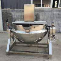 China Industrial Stainless Steel Cooking Kettle 1000kg/h 380V Electromagnetic Heating for sale