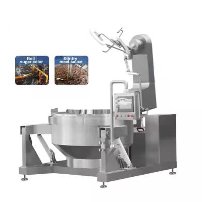 China Commercial Factory 300L Electromagnetic Heating Industrial Cooking Jacketed Kettle for sale