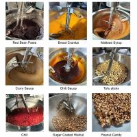 China High Temperature Resistance 200L-500L Cooking Pot Jacketed Kettle Planetary Mixer For Hotpot Base for sale