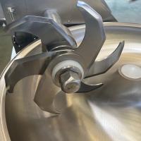 China 500kg/H - 2000kg/H Bowl Cutter Chopper Machine For Efficient Processing Of Meat Fish Balls And Paste for sale