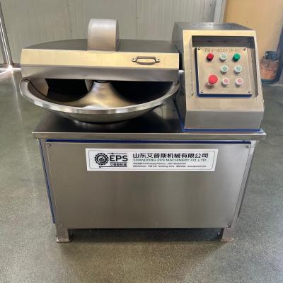 China Sausage Processing Line Commercial 40L Frozen Fresh Meat Bowl Cutter Chooper Mixer for sale