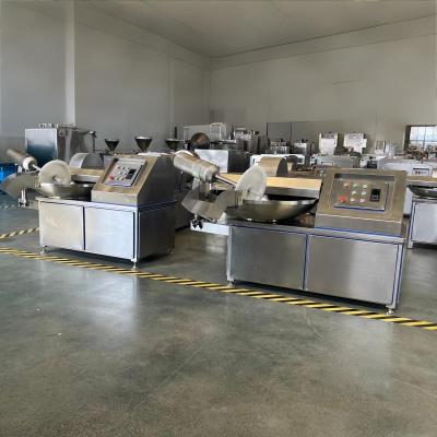 China Dual Speed Vacuum Bowl Cutter Meat Processing High Efficiency Consistent Sausage Production for sale