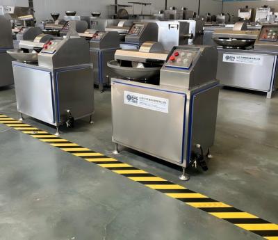 China Commercial Vacuum 80L Bowl Cutter For Sausage And Meat Production for sale