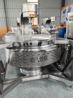 China Full-Automatic 100L-1000L Industrial Cooker LPG Gas Cooking Jacket Kettle With Planetary Mixer for sale