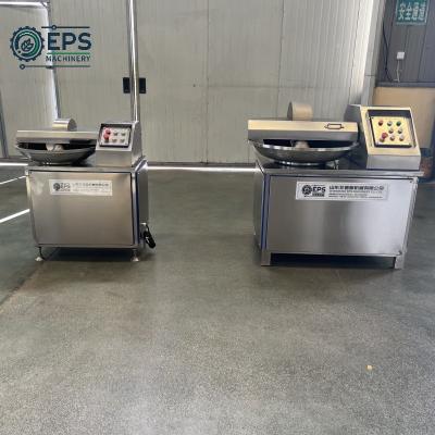 China Factory Sale Meat Processing Machine Bowl Cutter Chopper Mixer for Fish Meat Ham Burger Patty Production for sale