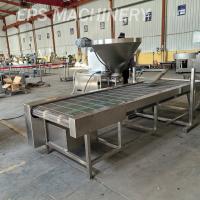China Twin Screw Pet Meat Strip Extruder | PLC Control High Efficiency Machine for sale