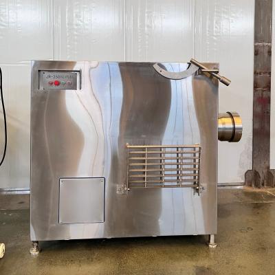 China Heavy Duty Frozen Meat Grinder SJR-D250 1500-5000kg/h Industrial Electric Meat Mincer for Continuous Production Facility for sale