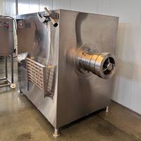 China Heavy Duty Frozen Meat Grinder SJR-D250 1500-5000kg/h Industrial Electric Meat Mincer for Continuous Production Facility for sale