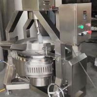 China 200L Gas Fired Jacketed Kettle 304 Stainless Steel Planetary Mixer Agitator Jam Sauce Fruit Paste Cooking Machine for sale