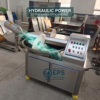 China 100L Bowl Cutter Hydraulic Tilting Discharge German Knives Meat Emulsifier Chopper For Food Plants for sale