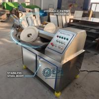 China 100L Bowl Cutter Hydraulic Tilting Discharge German Knives Meat Emulsifier Chopper For Food Plants for sale