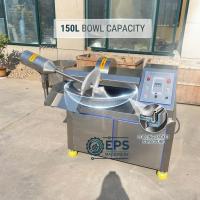 China 150L Industrial Bowl Cutter Cooling Jacket Temperature Control Meat Emulsifier Chopper For Sausage Plants for sale