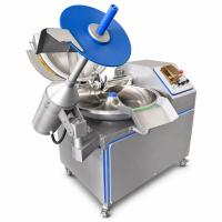 China 125L CIP Sanitary Bowl Cutter with 304 Stainless Steel for Hygienic Meat Emulsification for sale