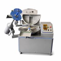 China 80L PLC Automatic Bowl Cutter with Digital Temperature Display for High Speed Meat Chopping and Food Emulsification for sale