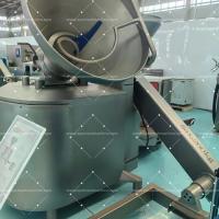 China Hygienic Design Vacuum Stuffing Filler Double-Line Tying & Clipping for Full Sausage Production Line for sale