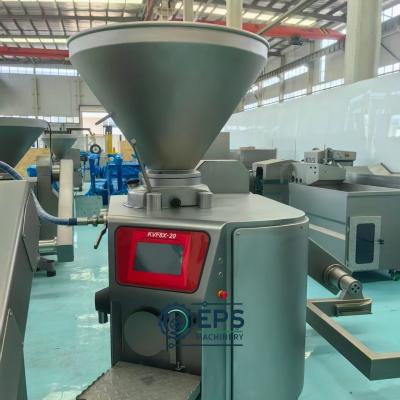 China Large Capacity 200L/240L Automatic Twisting Vacuum Sausage Filler Vacuum Sausage Filling Machine for sale