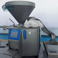 China Sausage Production Line Vacuum Vane Filler Double Screw Twisting Machine Hanging Machine Compact Design for sale