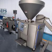 China Sausage Making Line Vacuum Vane Filler Self Twist Linking Machine Sausage Hanger Casing Saver 5-10000g for sale