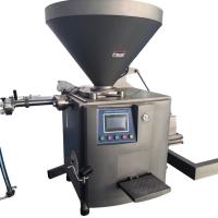 China Sausage Making Line Vacuum Vane Filler Twisting Hanging Machine Continuous Automatic Casing Saver 9000kg/h for sale