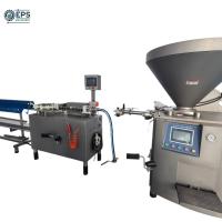 China Sausage Filling Line Vacuum Vane Filler High Speed Twister Imported Components Voltage Customization 9000kg/h for sale