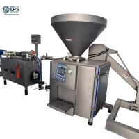 China Sausage Filling Line CE Certified Vacuum Vane Filler High Speed Twister Hanger 220L Hopper 6500kg/h for sale